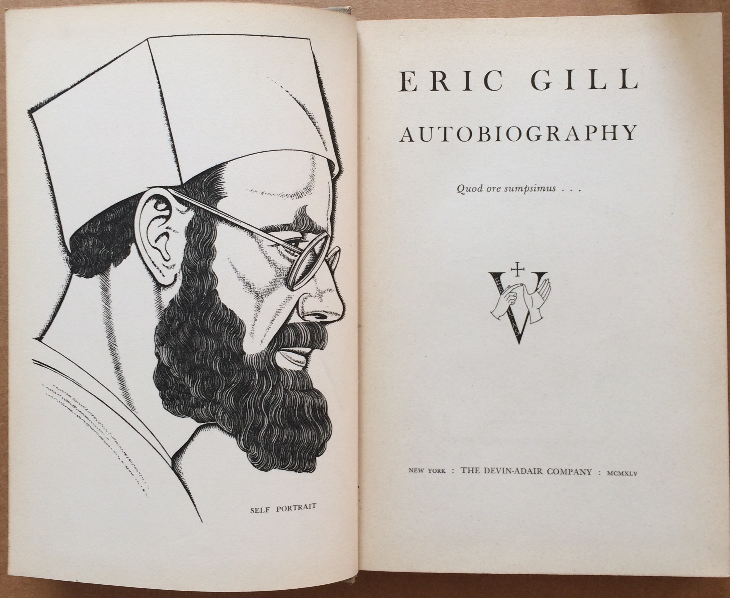 Eric Gill, Autobiography